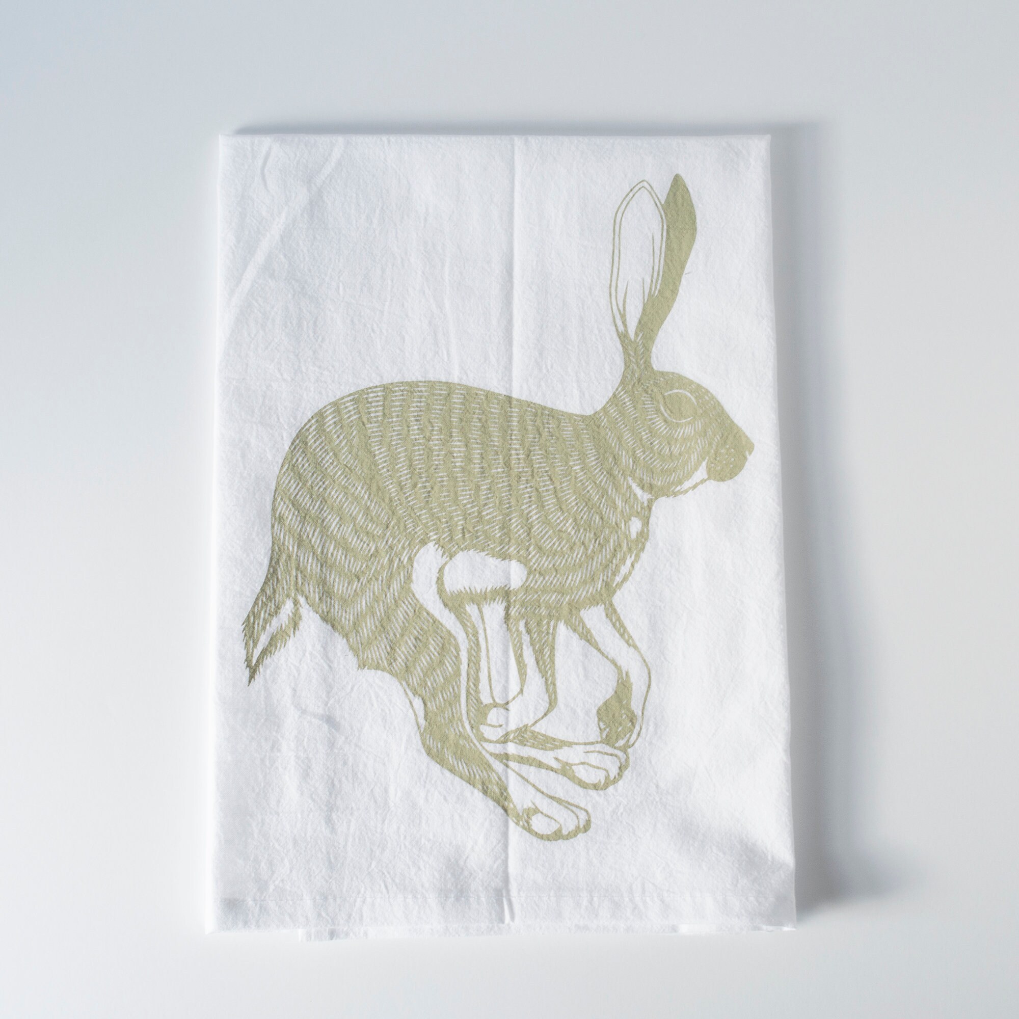 Jackrabbit tea towel set mothers day gift set flour sack | Etsy