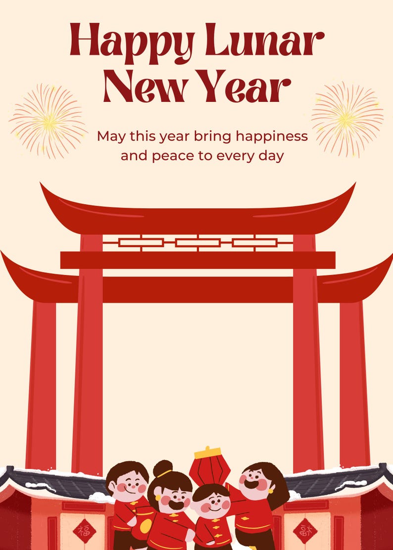 CNY Poster 5 PAGES - Etsy