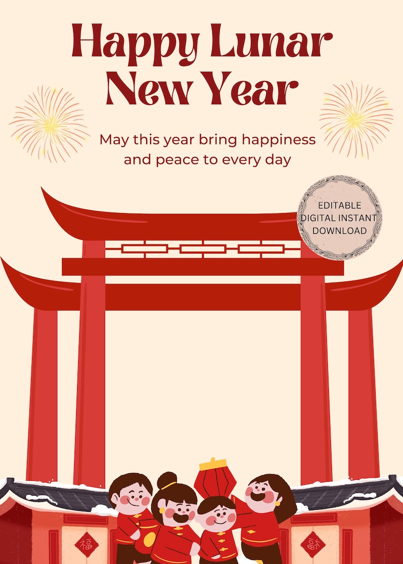 CNY Poster [5 PAGES] - Etsy