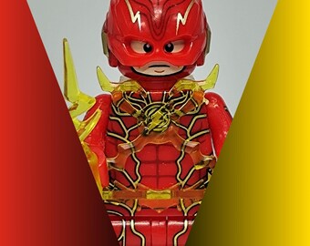 Flash Custom Brick Minifigure - Etsy
