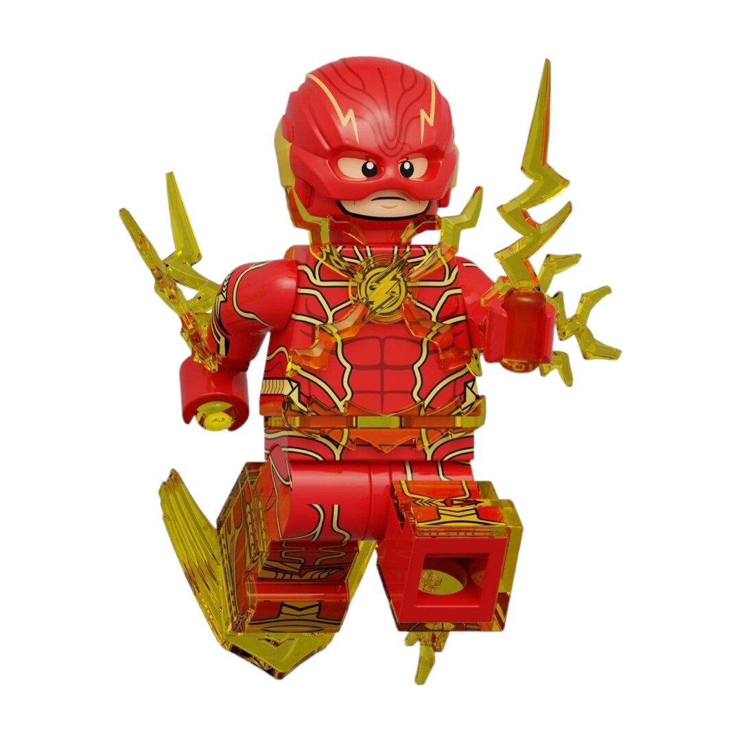 Flash Brick Minifigures - Etsy