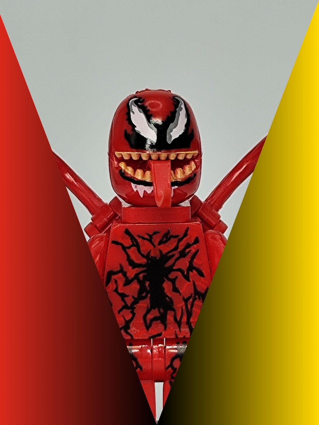 Carnage Custom Brick Minifigure - Etsy