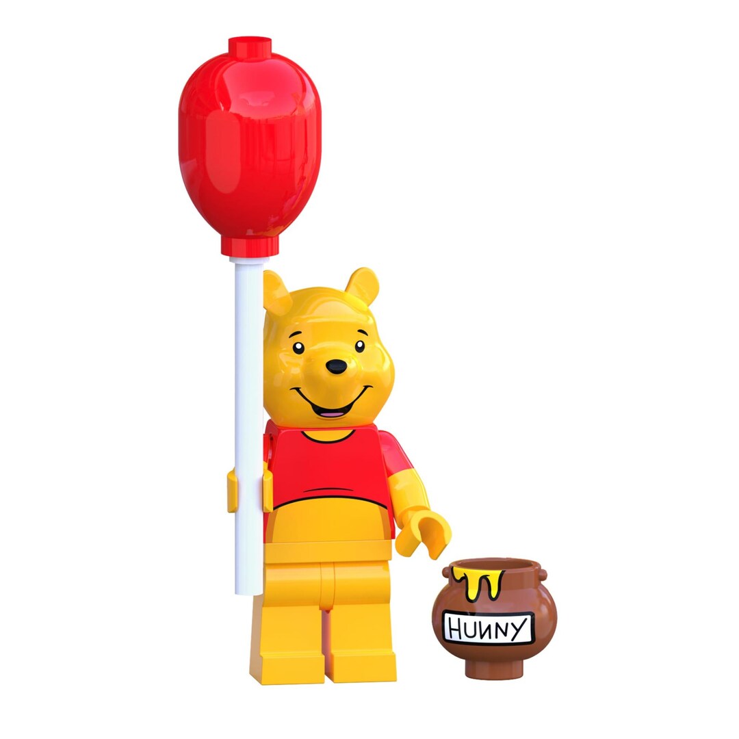 Winnie the Pooh Brick Minifigures - Etsy