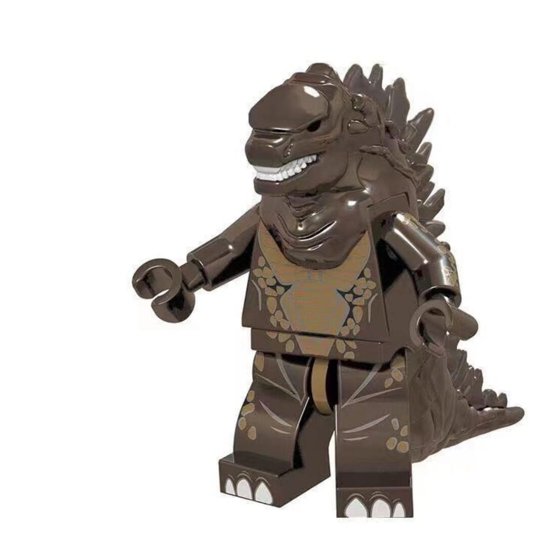 Godzilla Brick Minifigure - Etsy