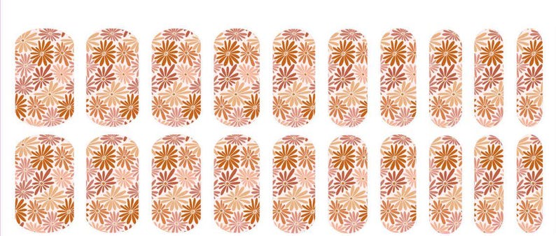 Waterslide Nail Decal Wraps Choose From 5 Unique Designs Nail Art ...