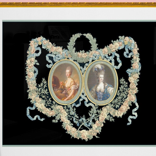 Marie Antoinette Monogram - Etsy