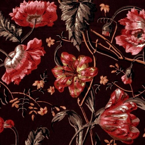 Antique French Botanical Wallpaper Illustration Hortensia - Etsy