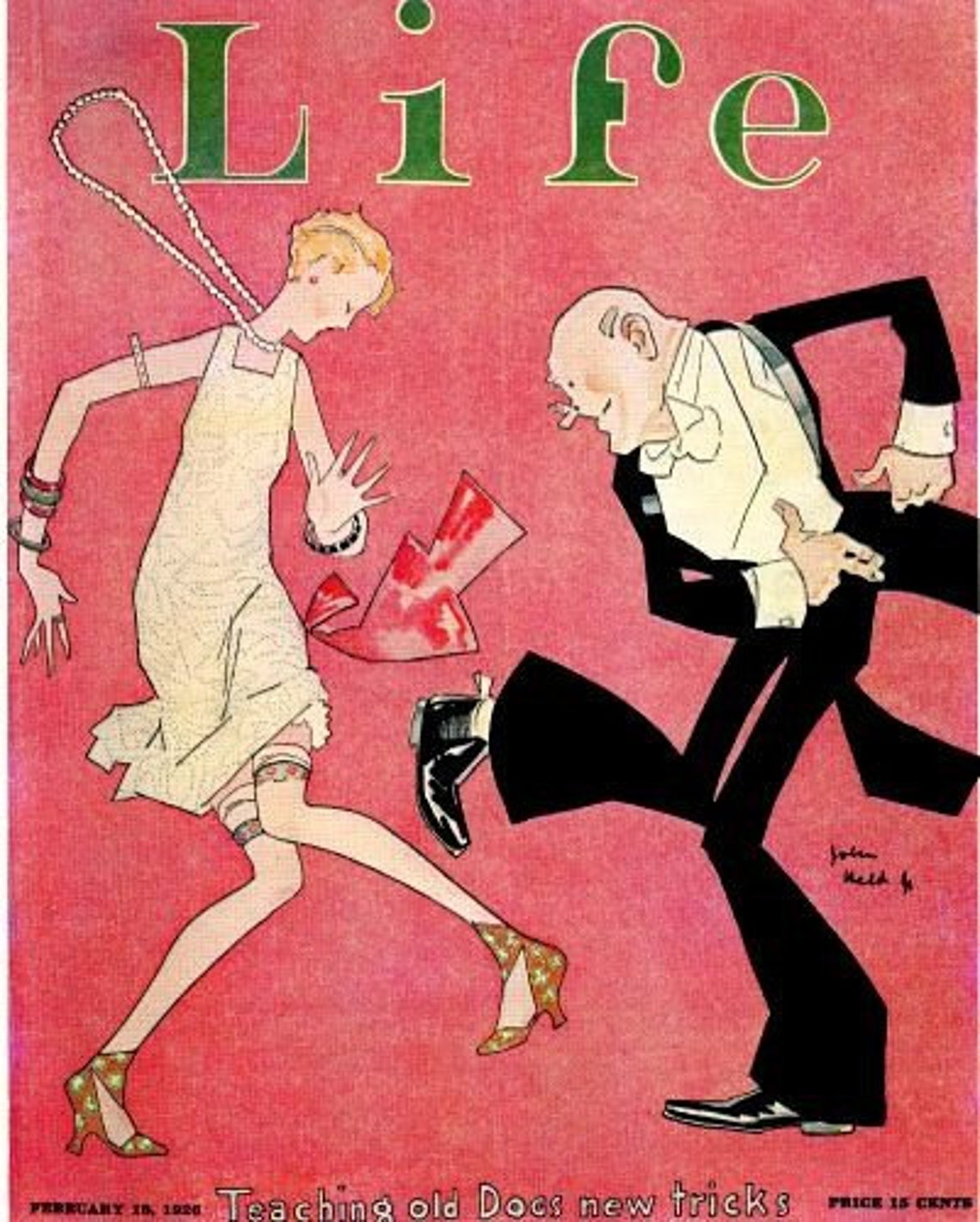 Vintage Art Deco Flapper Pinup Charleston Illustration Etsy