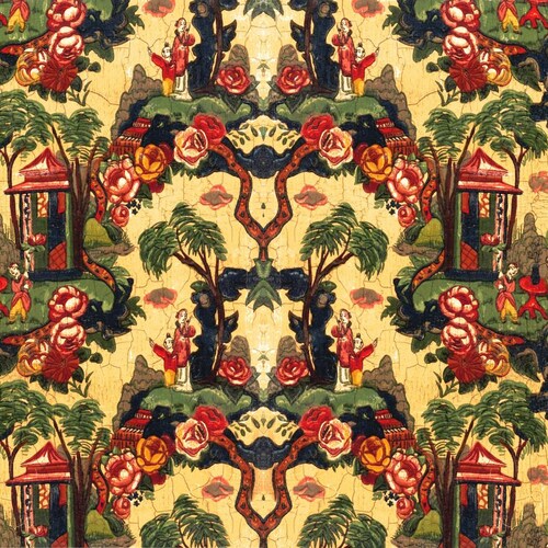 Antique French Botanical Wallpaper Illustration Hortensia - Etsy