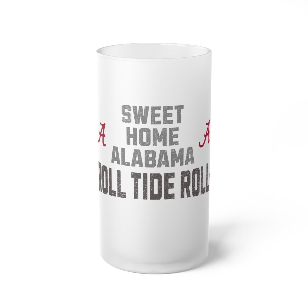 Personalized Frosted Glass Beer Mug Great for Game Days, Tailgating, or ...