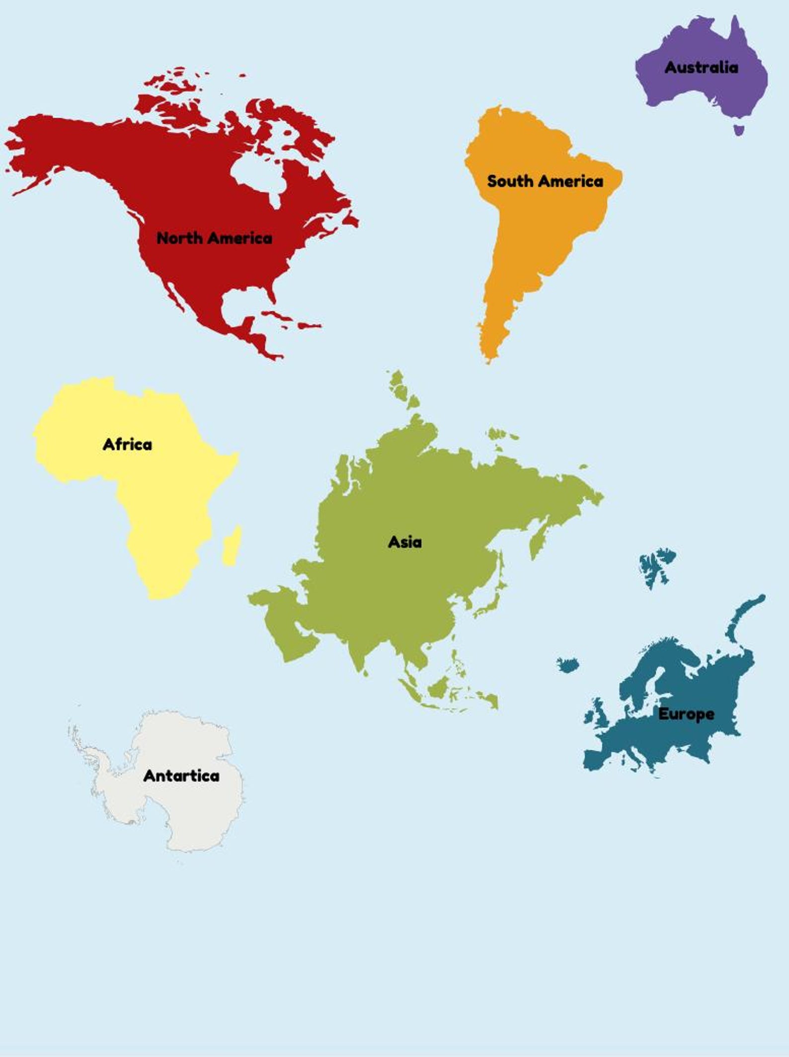 Seven Continents Busybook Worksheet - Etsy