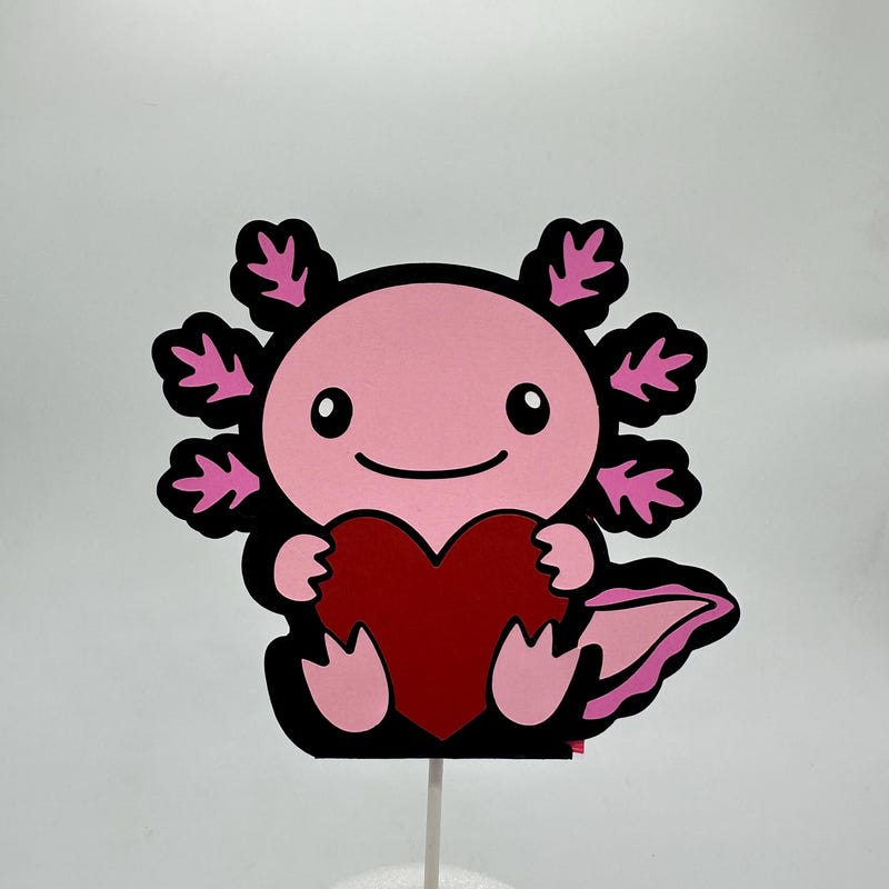 Axolotl Valentines Box - Etsy