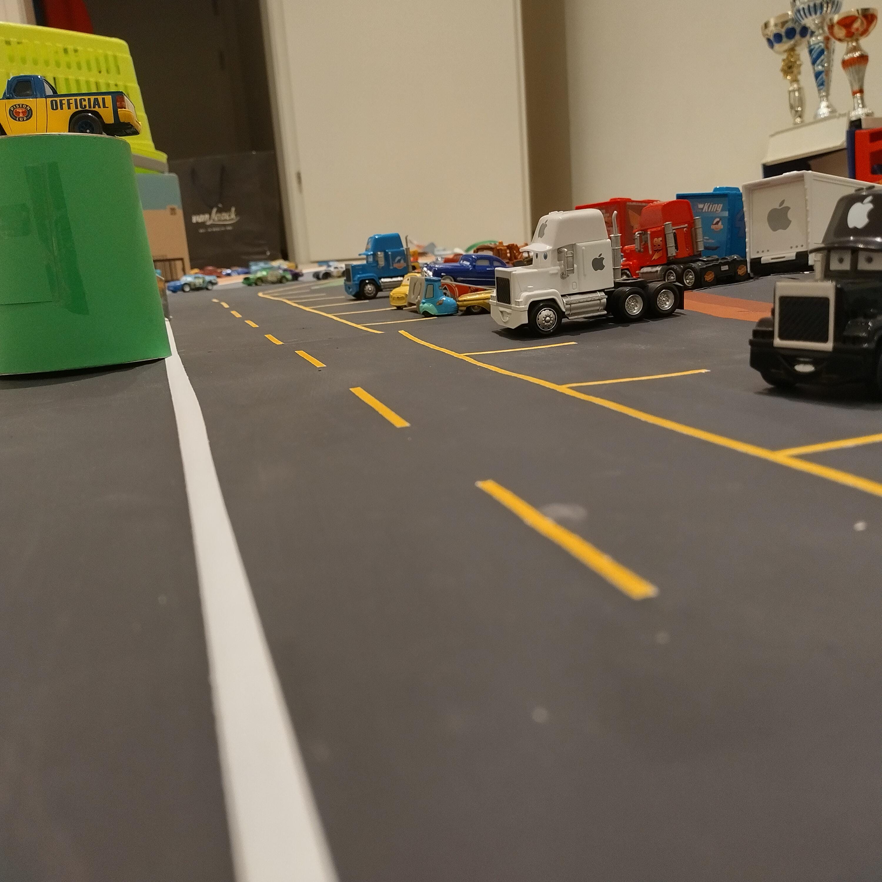 Custom Hand-painted Race Track for Matchbox Cars - Etsy