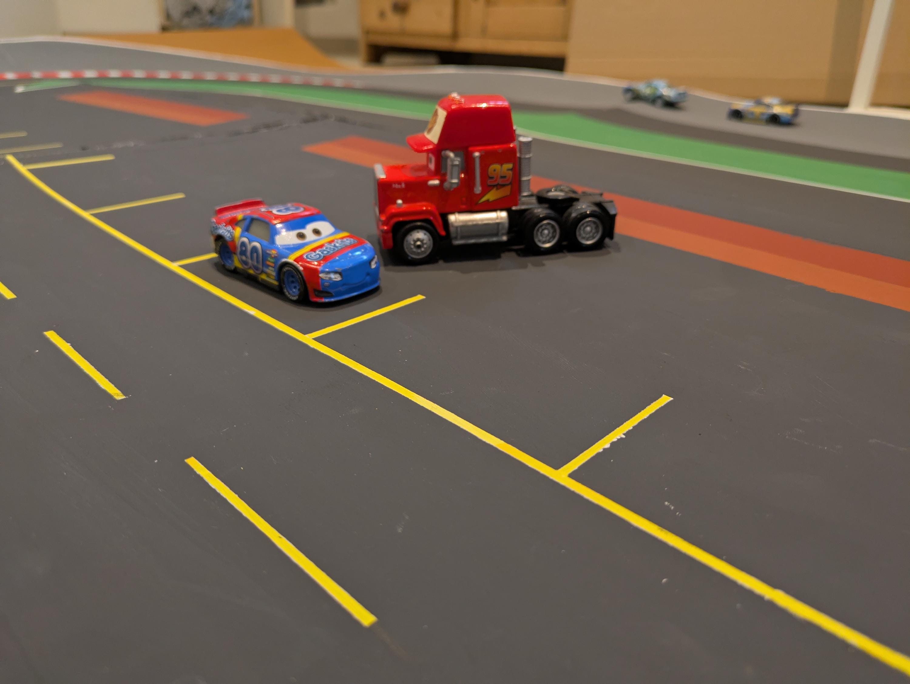 Nascar Race Track for Matchbox Sized Cars With Rumble Strips - Etsy
