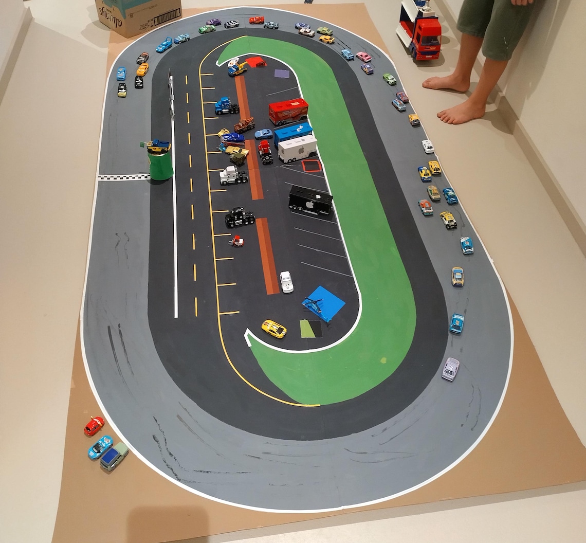 Custom Nascar Race Track for Matchbox-sized Cars - Etsy