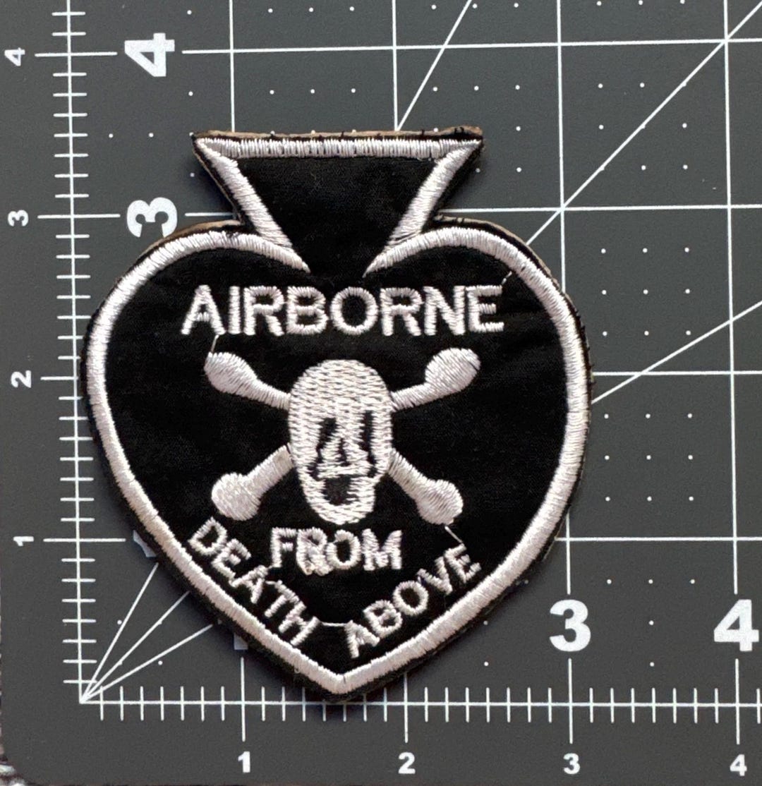 Death From Above 101st Airborne Ace of Spades Vietnam War - Etsy