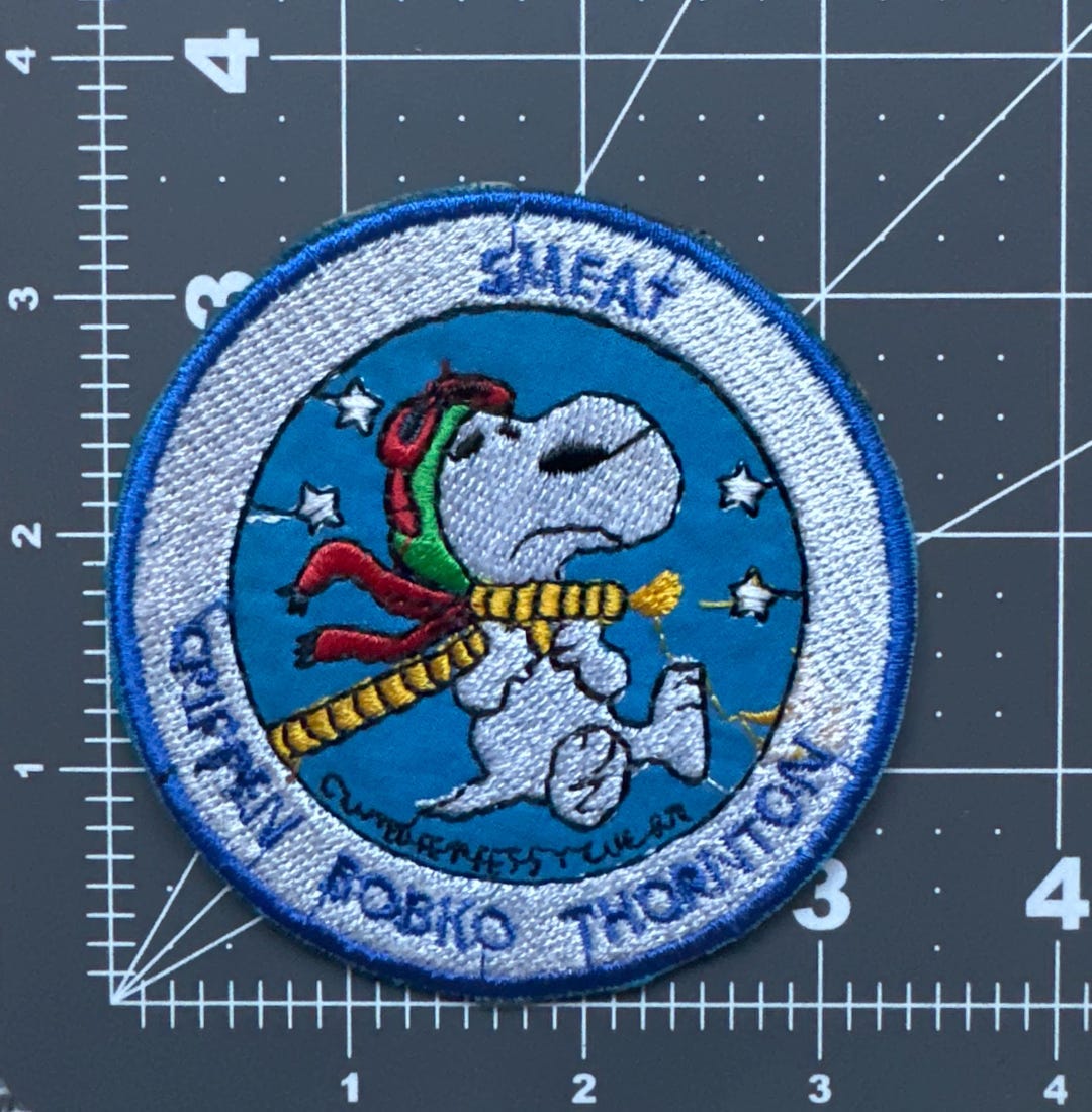 Snoopy Patch SMEAT NASA Crippen, Bobko, Thornton Space Shuttle - Etsy