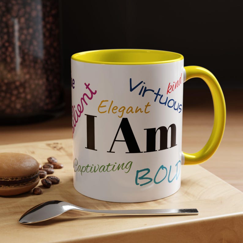Positive Affirmations Mug, Accent Coffee Mug 11, 15oz, Perfect Gift for ...