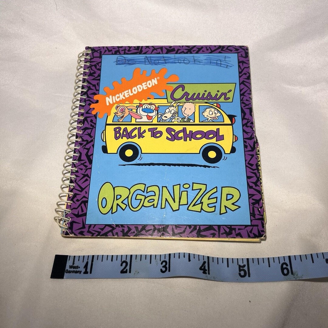 Vintage 1994 Nickelodeon Cruisin Back to School Organizer Hardees Doug ...