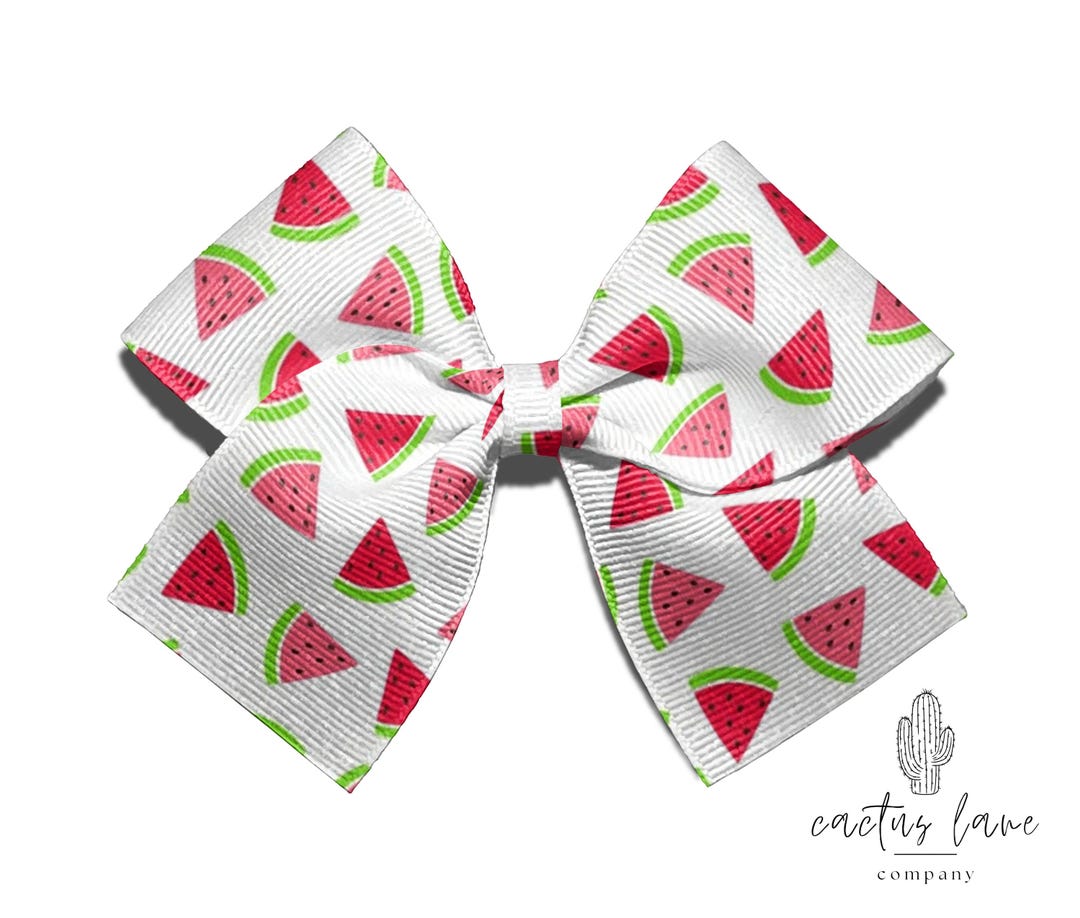 Watermelon Bow, Watermelon Headband, Watermelon Hair Bow, Watermelon ...