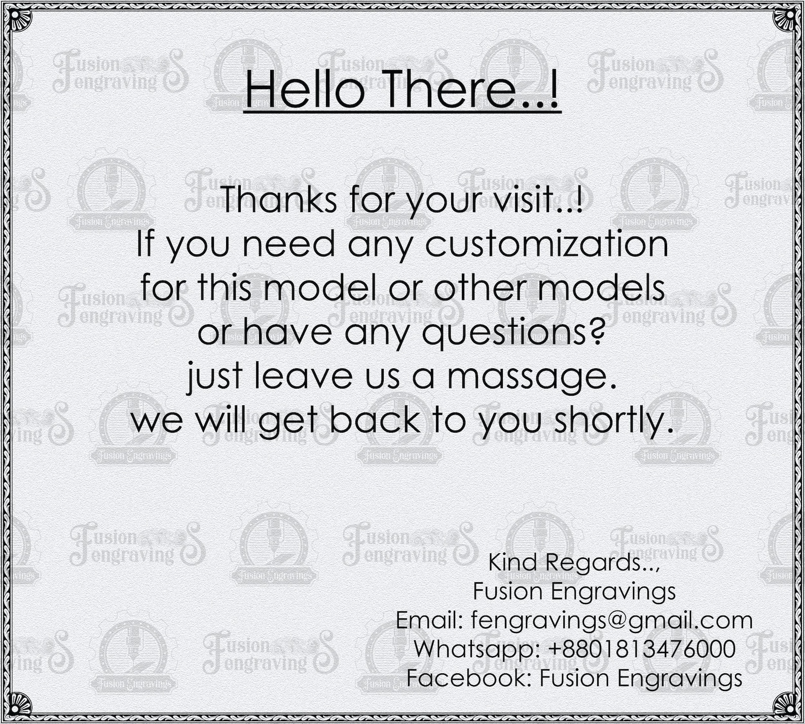 M100-1 Handcuff Scrollwork Engraving Design, Laser Cut File (SVG, Ai8 ...