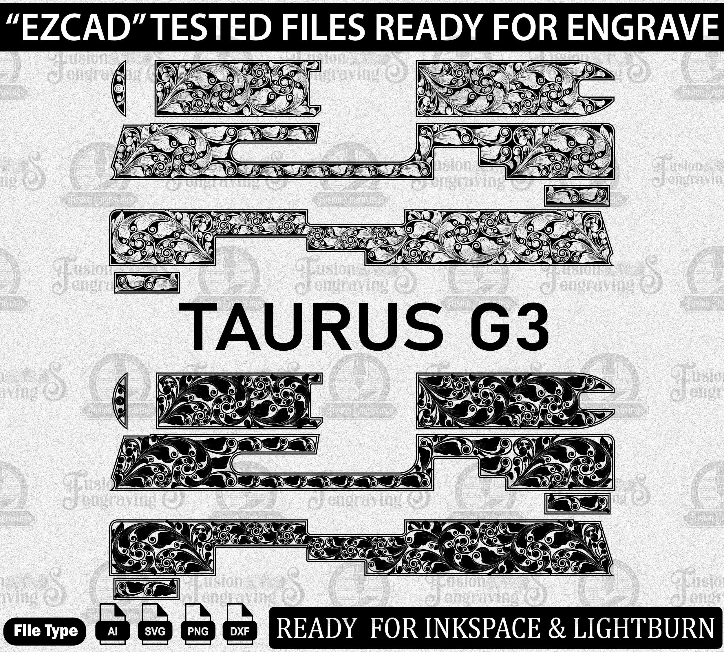 Taurus G3 Engraving Scrollwork Design SVG. - Etsy