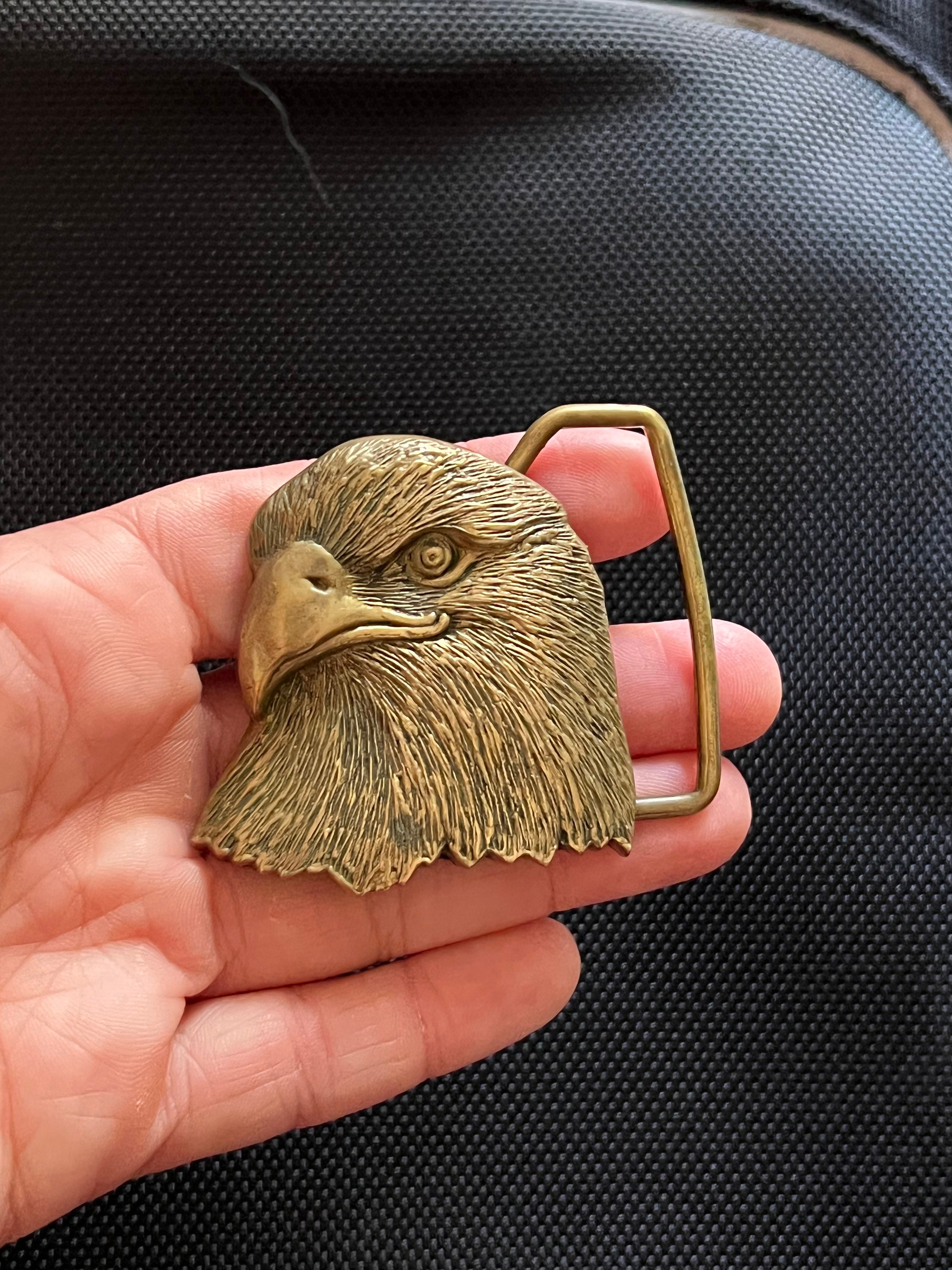 Vintage Eagle Belt Buckle - Etsy