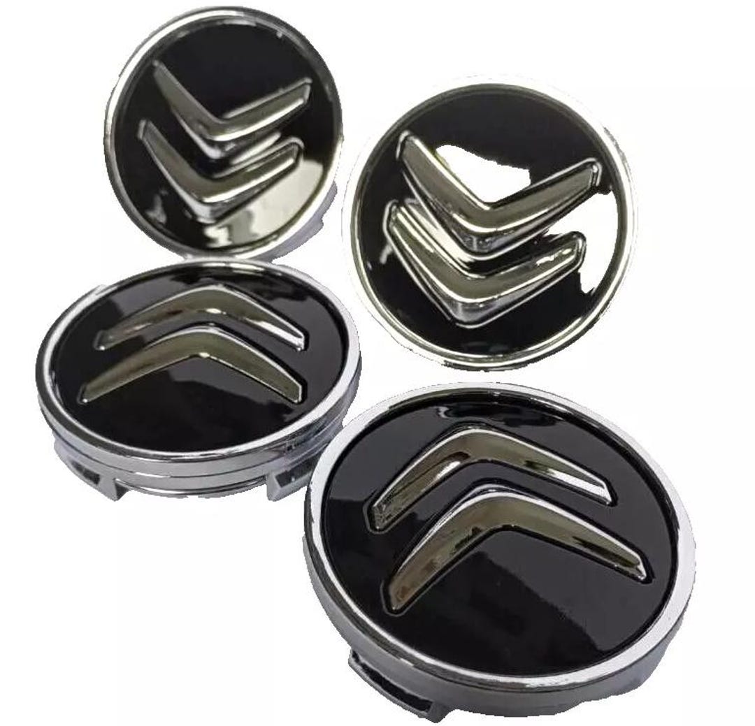 4 Citroen Wheel Center 60mm Rim Hub Cover CITROEN Emblem LOGO BLACK - Etsy