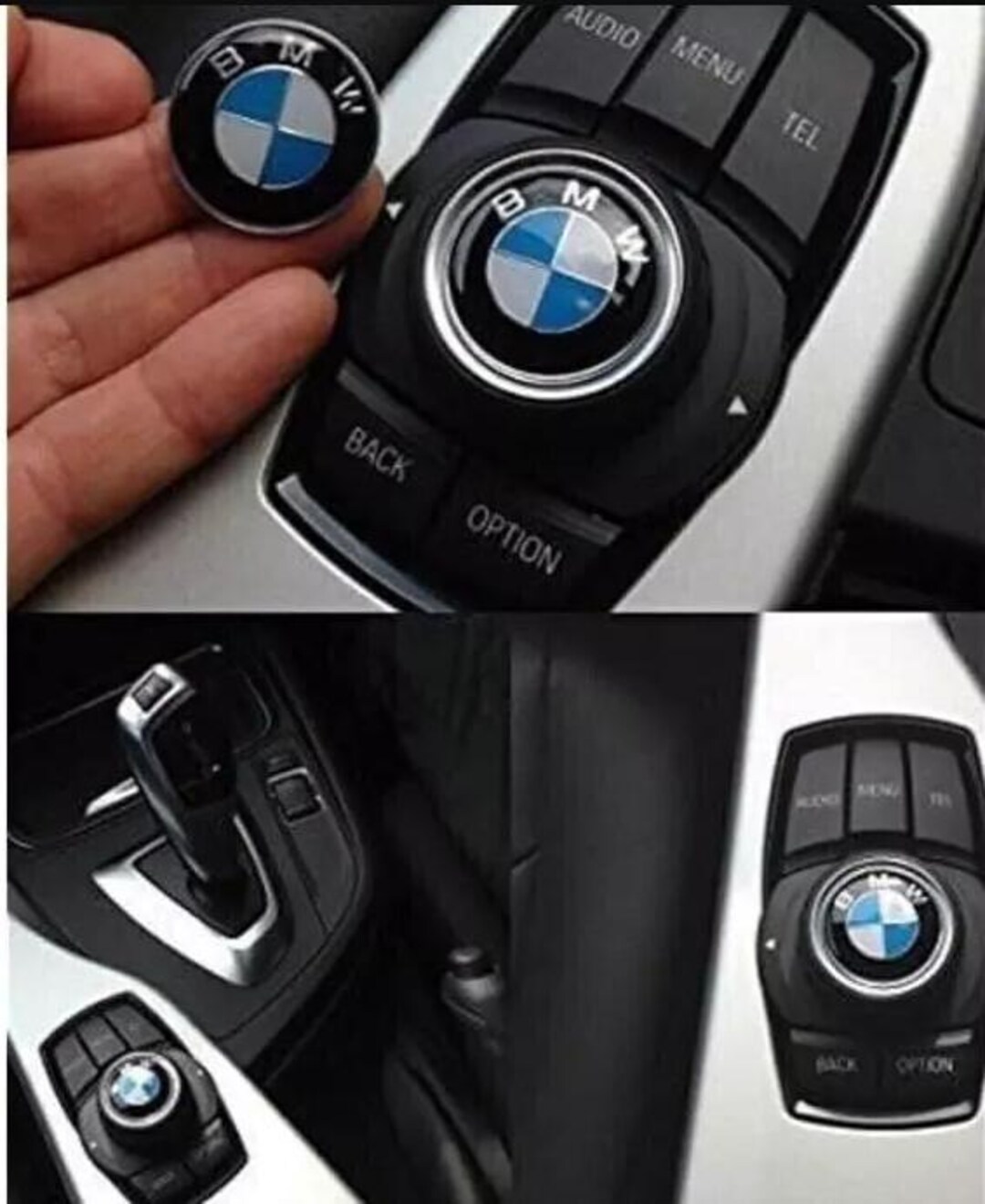 Logo Emblem Sticker BMW Multimedia Button 29mm - Etsy