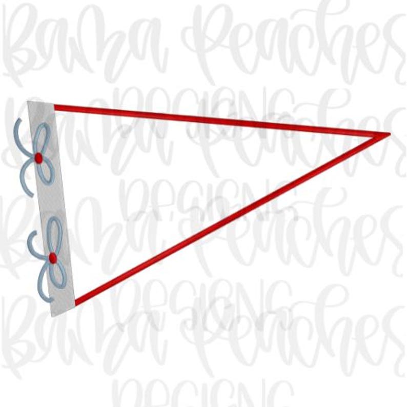 Pennant Embroidery Download - Etsy