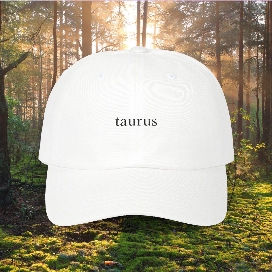 Taurus Embroidered Baseball Hat: Zodiac Gift - Etsy