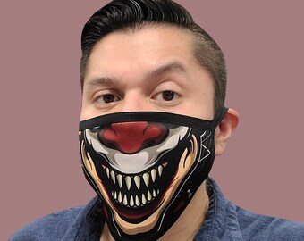 Evil smile mask | Etsy
