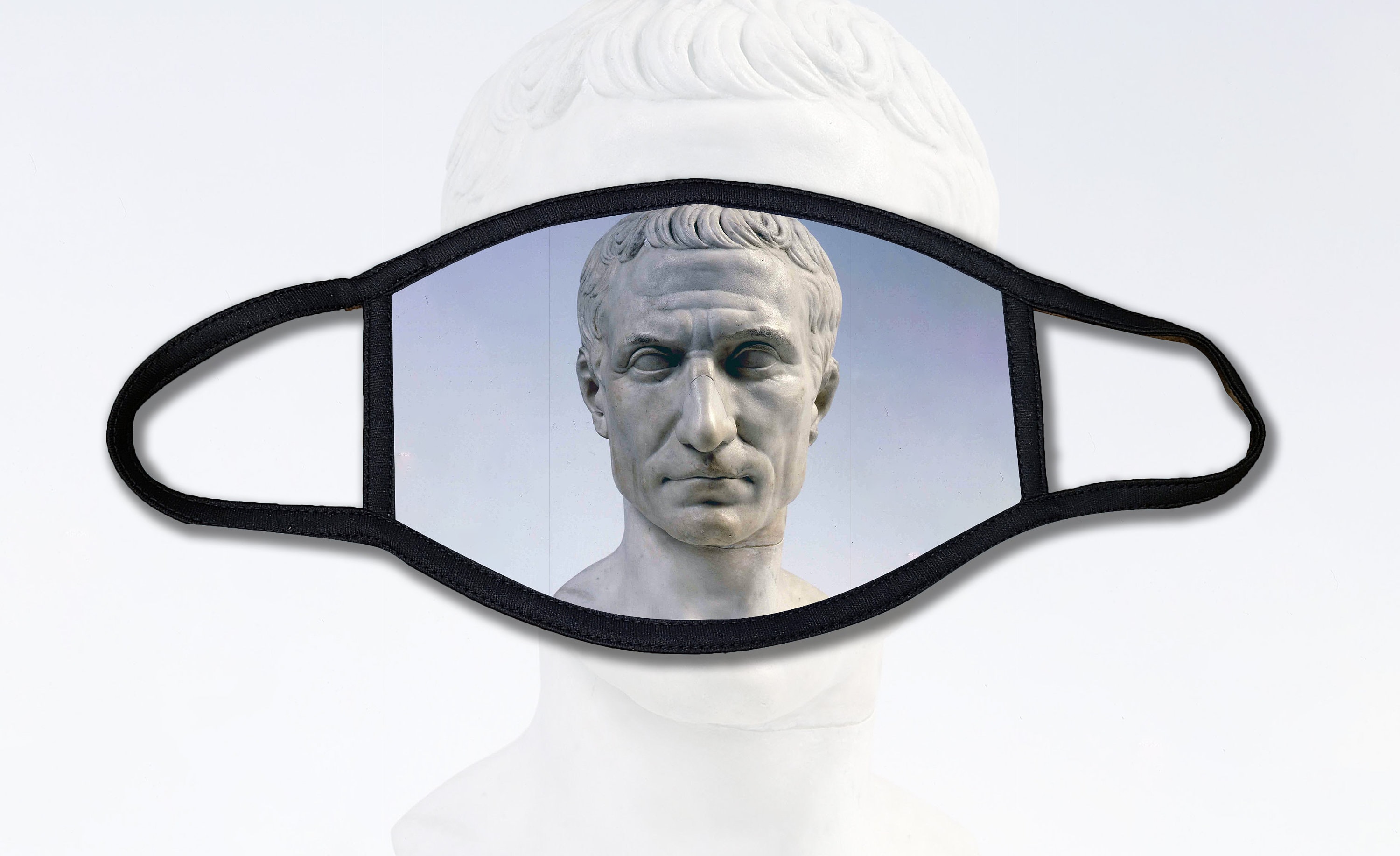 Julius Caesar Statue Face Mask Durable washable & | Etsy