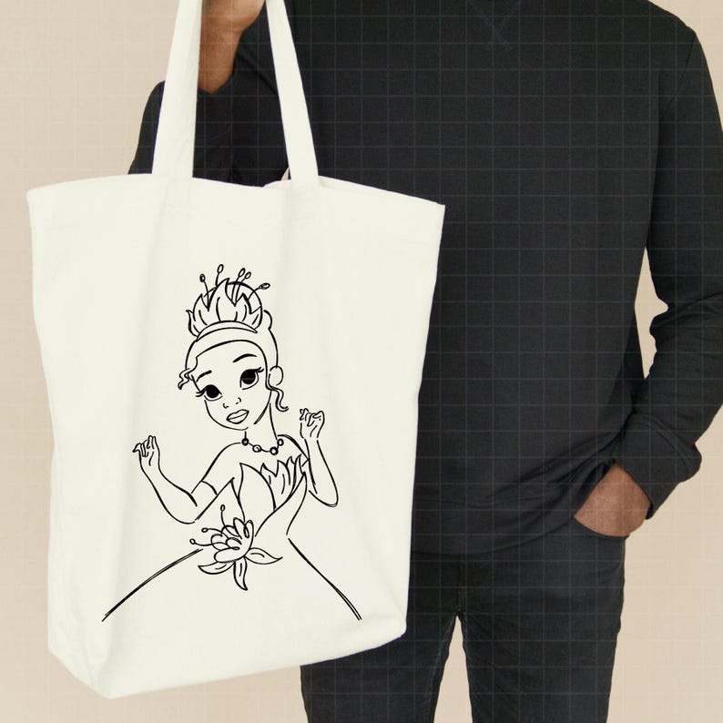 2609 - the Princess and the Frog Pack Bundle Line Art Svg, Eps, Png ...