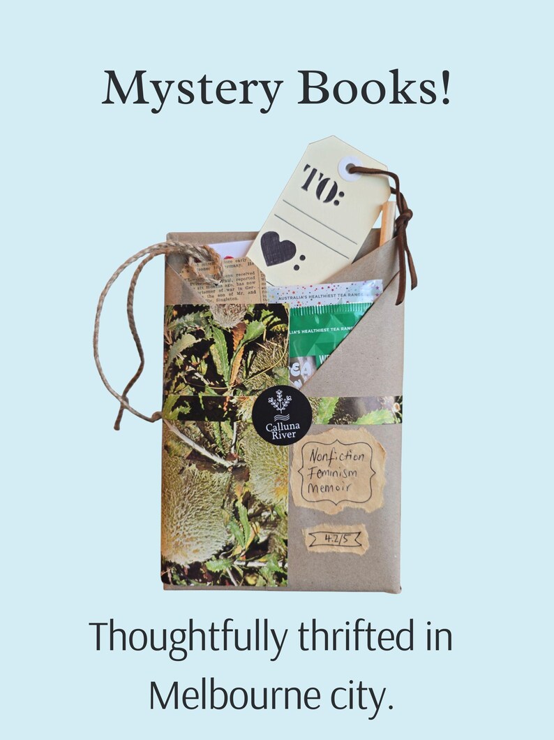 Mystery Book, Blind Date With a Book, Bookmark, Bookish Accessories ...