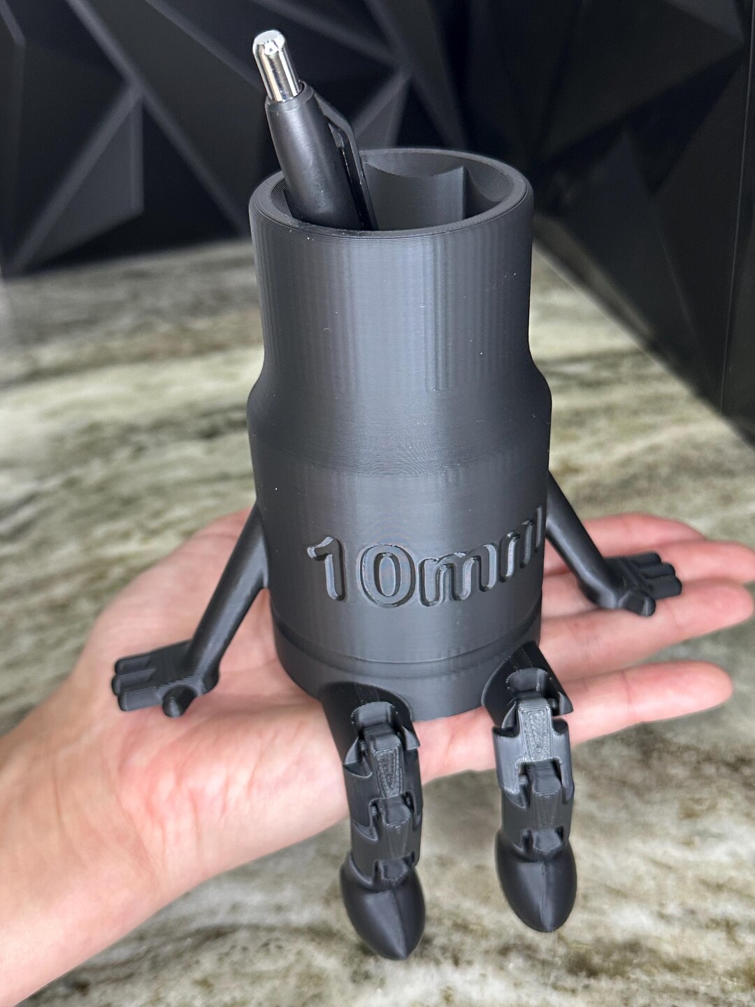 Socket Buddy Pen/pencil Cup Desk Organizer - Etsy