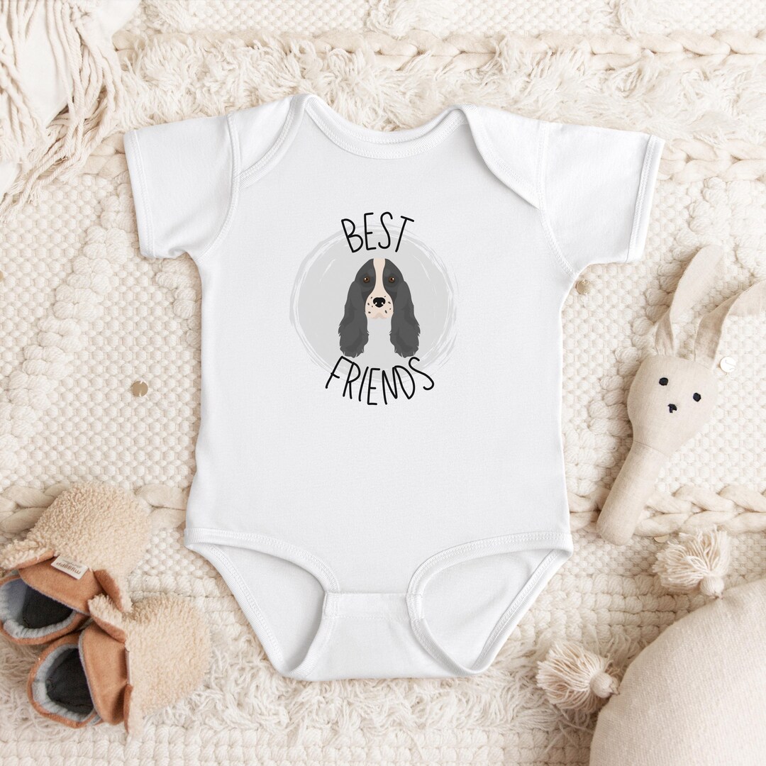 Cocker Spaniel Onesie for Baby Shower Gift for Dog Owner Baby Clothes ...