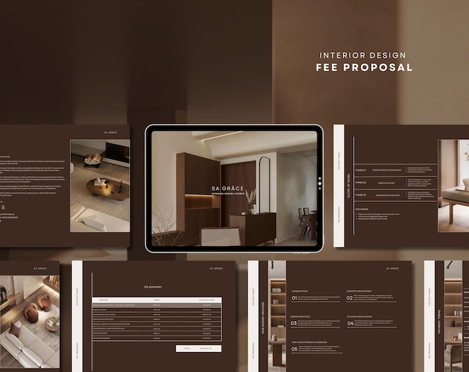 Design Fee Estimate Template | Canva & Powerpoint | Project Quotation ...