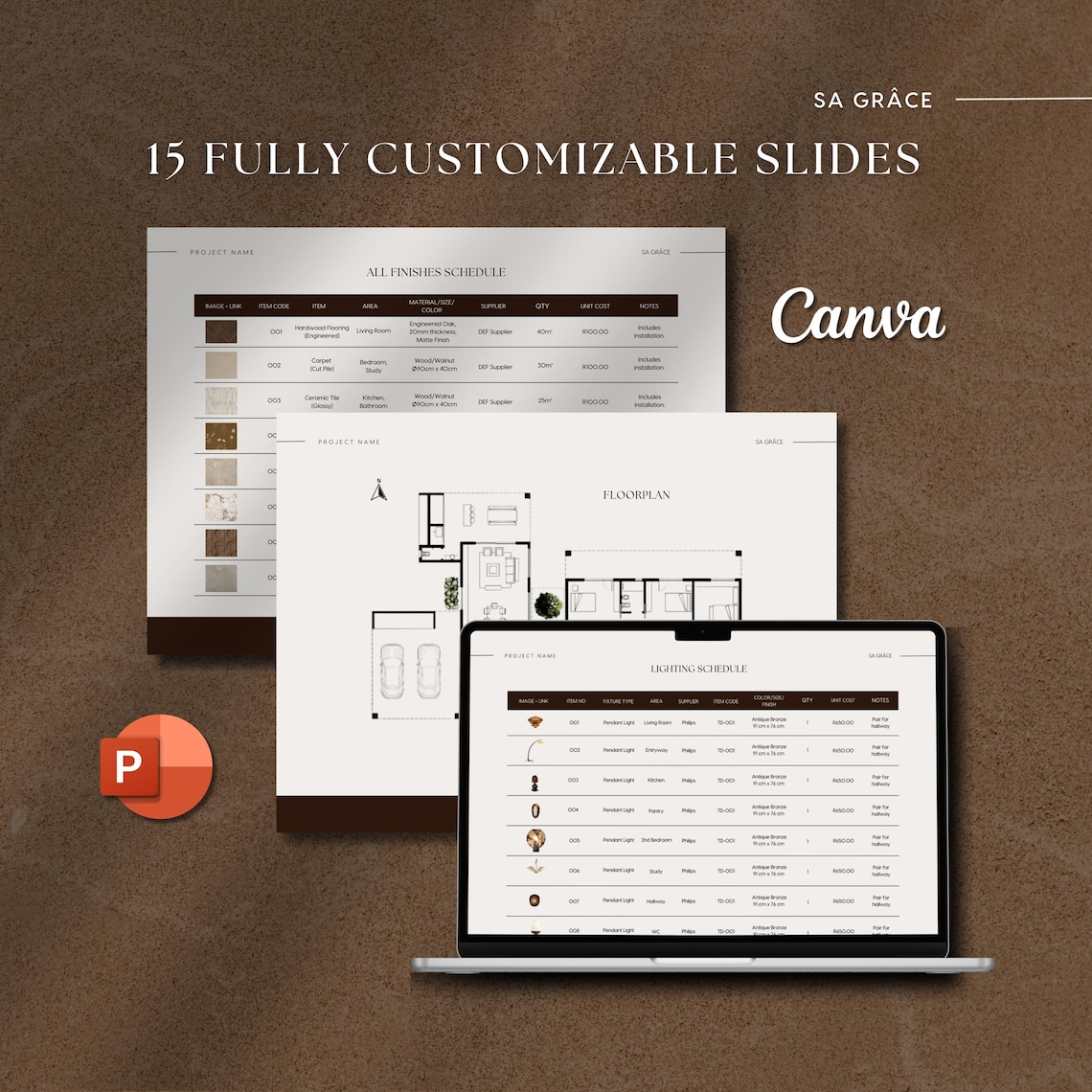 FF&E Schedule Template | Interior Design Furniture and Materials ...