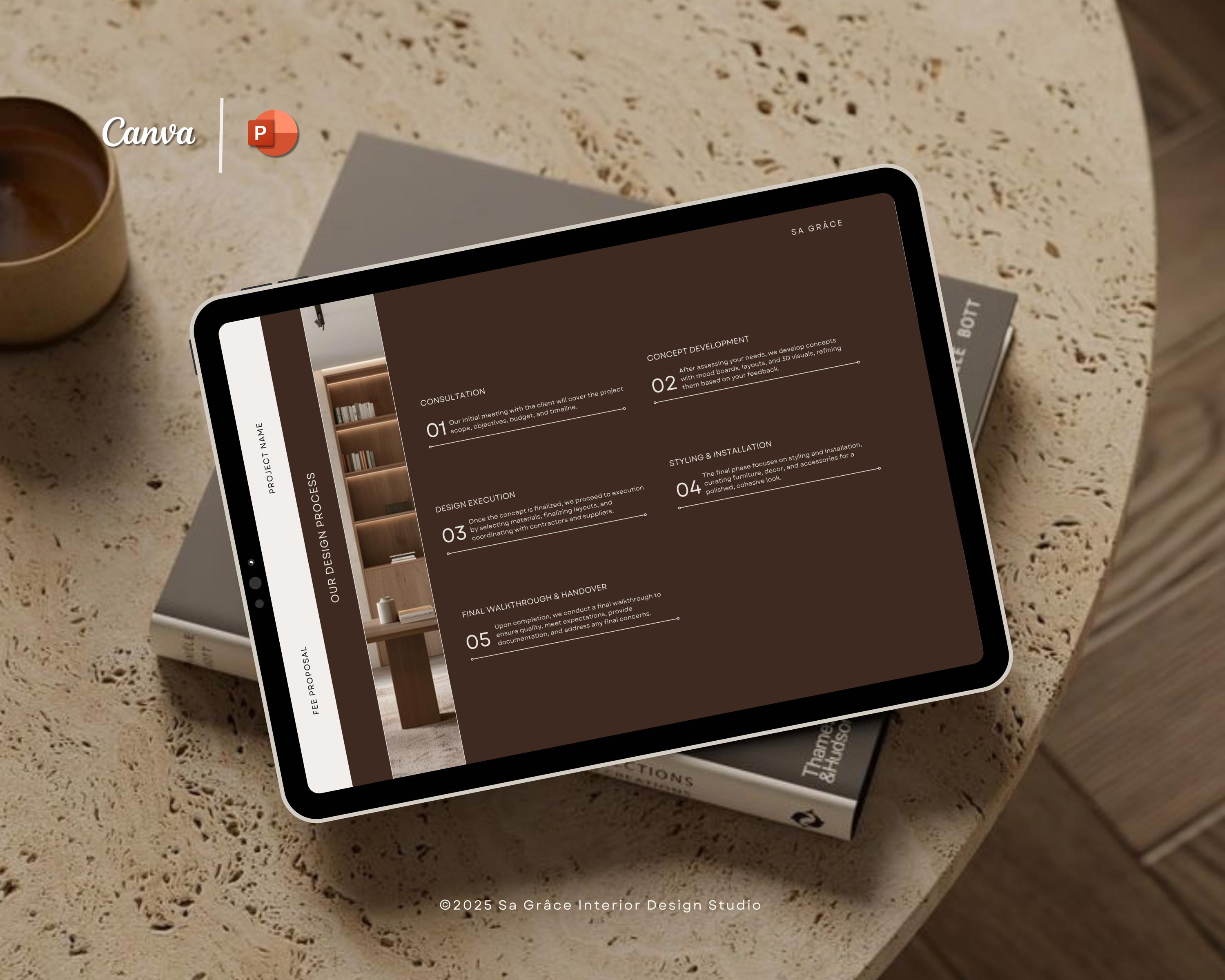 Design Fee Estimate Template | Canva & Powerpoint | Project Quotation ...