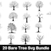 Bare Tree Svg Bundle, Leafless Tree Svg, Rustic Tree Svg, Tree Vector ...