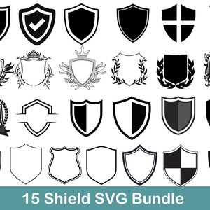 Shield SVG Files for Cricut - Shield SVG Bundle - Battle Worn Shield ...