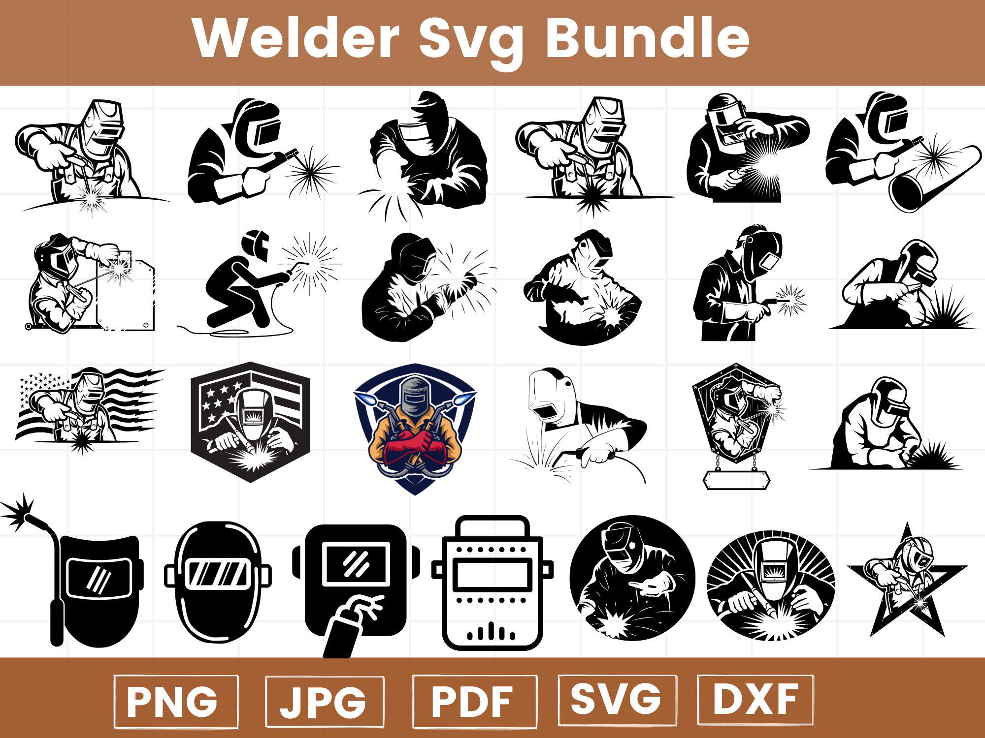 Welder Svg Bundle - Welder Clipart - Welder Vector - Welder Cut Files ...