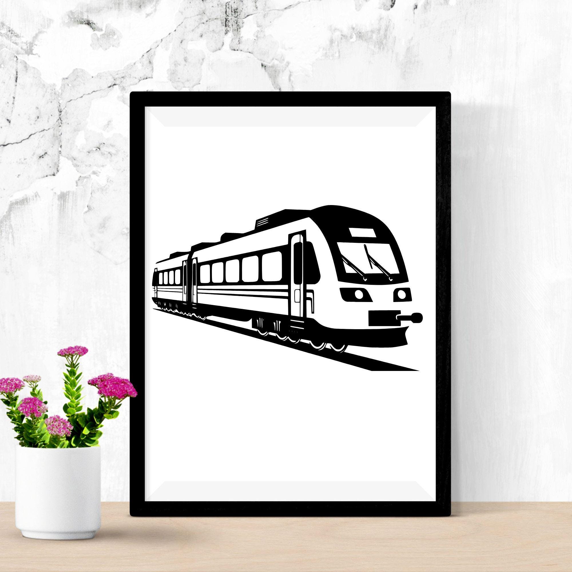 Train SVG Bundle - Train Svg - Train Silhouette - Train Vector - Train ...