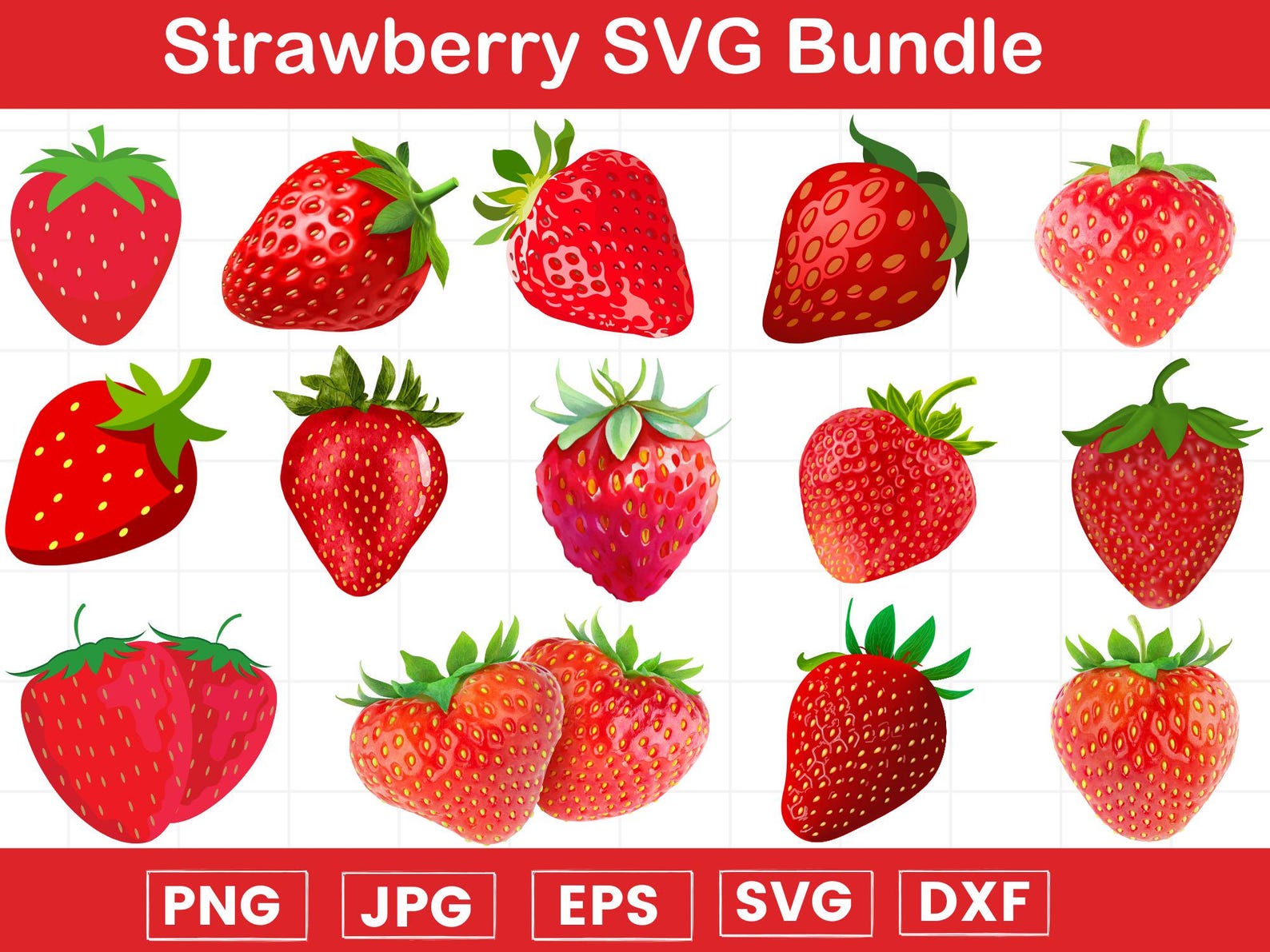 Strawberry Svg - Strawberry Png - Strawberry Clipart - Strawberry Svg ...