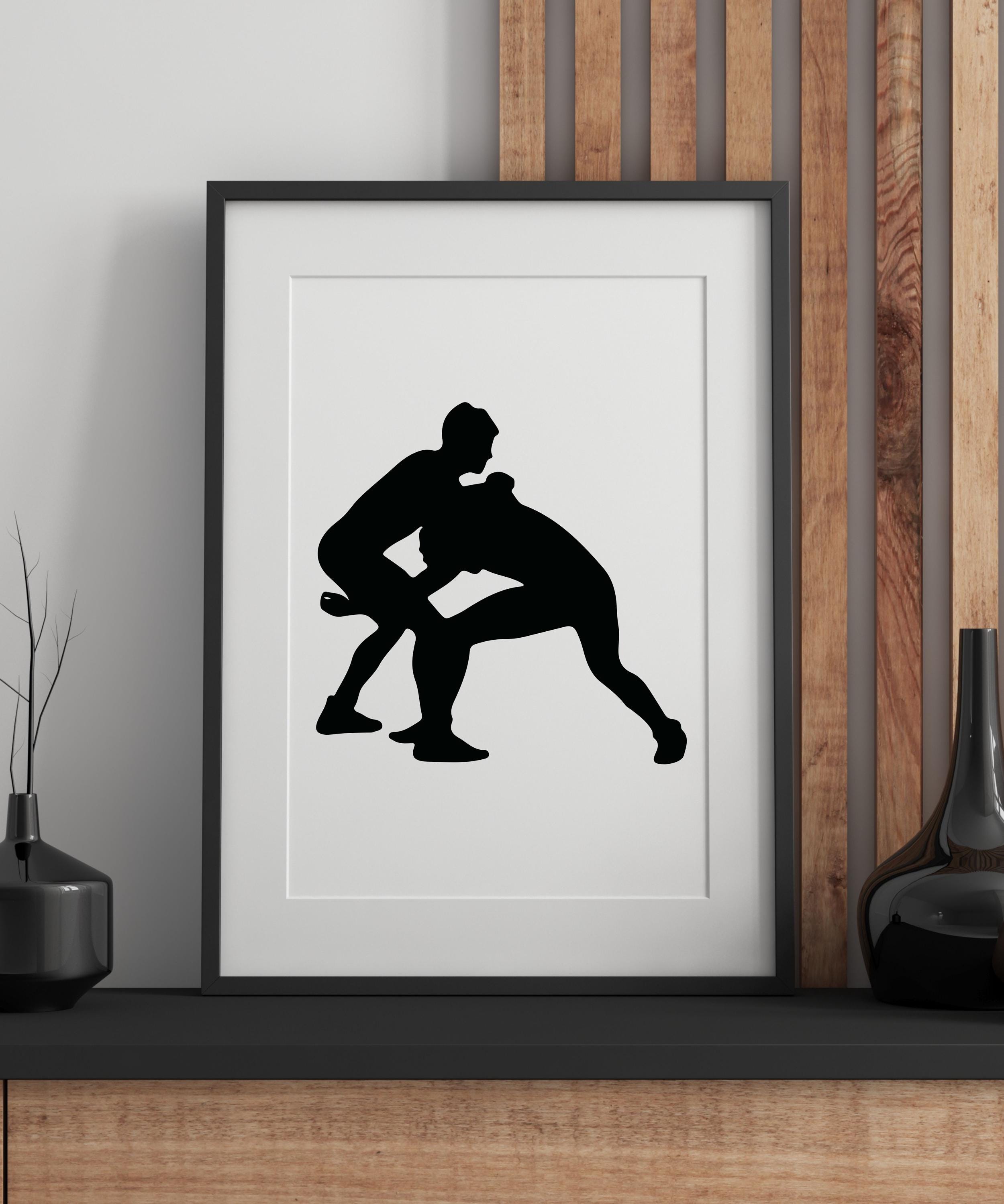 Wrestling Svg - Wrestler Svg - Wrestling Clipart Svg - Wrestling Cut ...