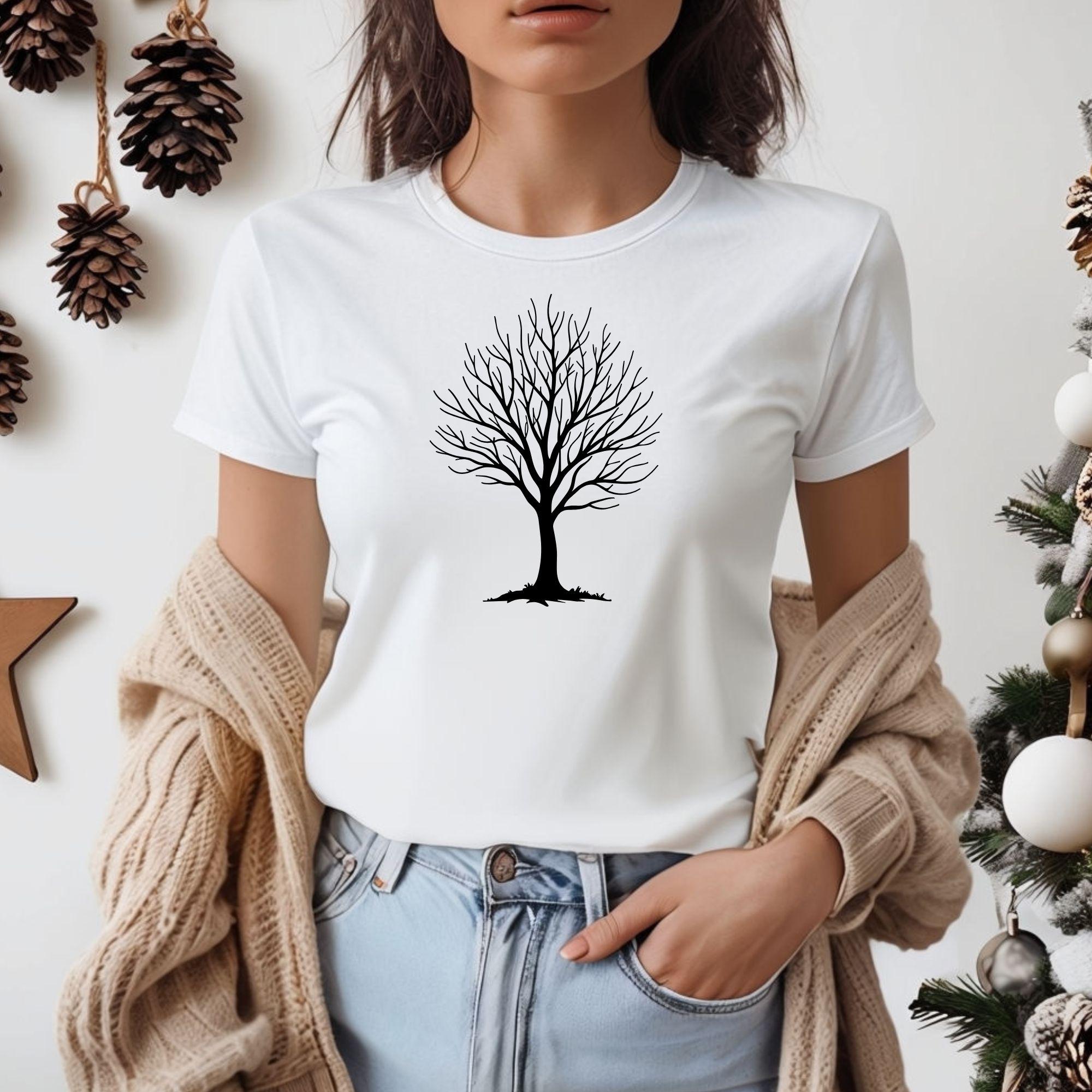 Bare Tree Svg Bundle, Leafless Tree Svg, Rustic Tree Svg, Tree Vector ...