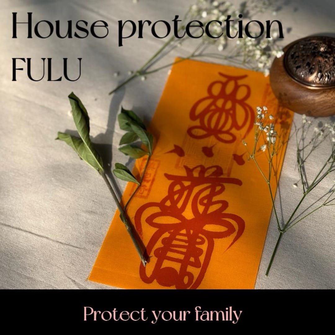 Blessed Chinese Taoism Talisman for House Protection, Personalized ...