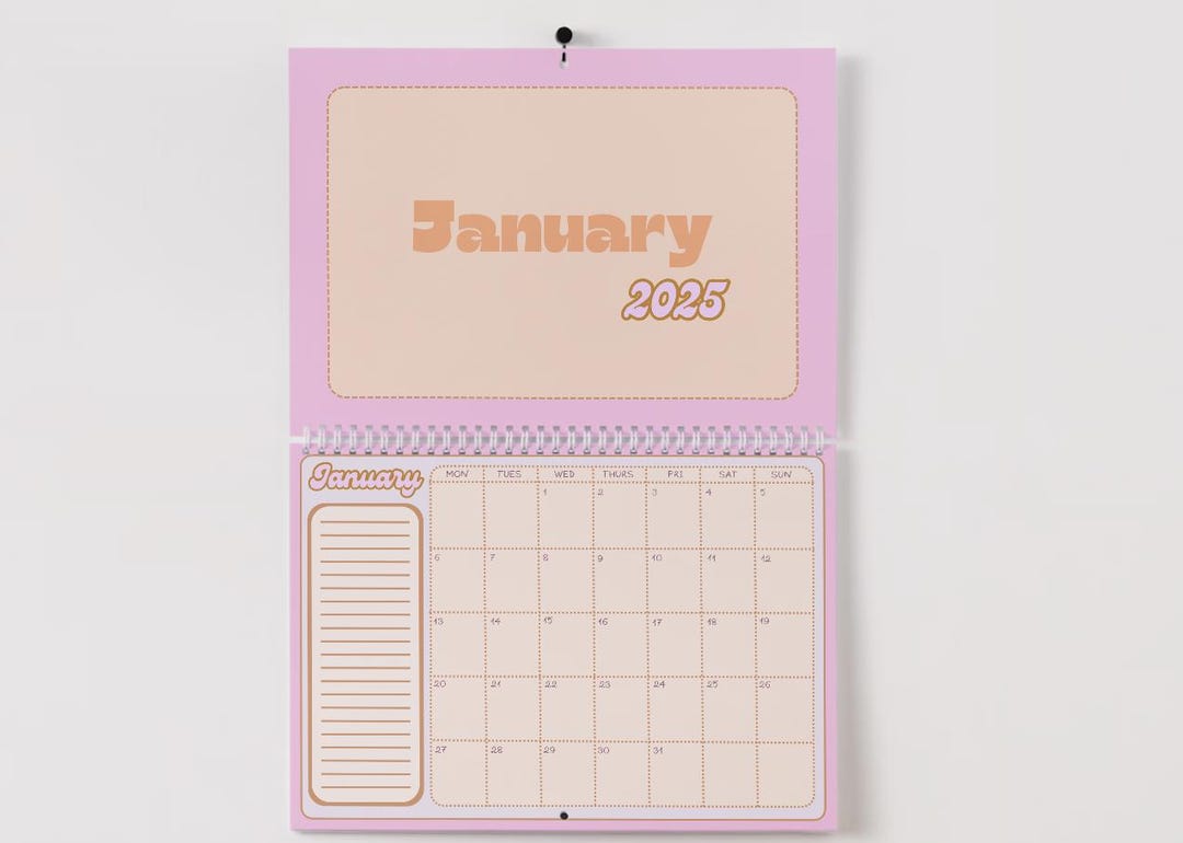 Cutesy 2025 Calendar - Etsy