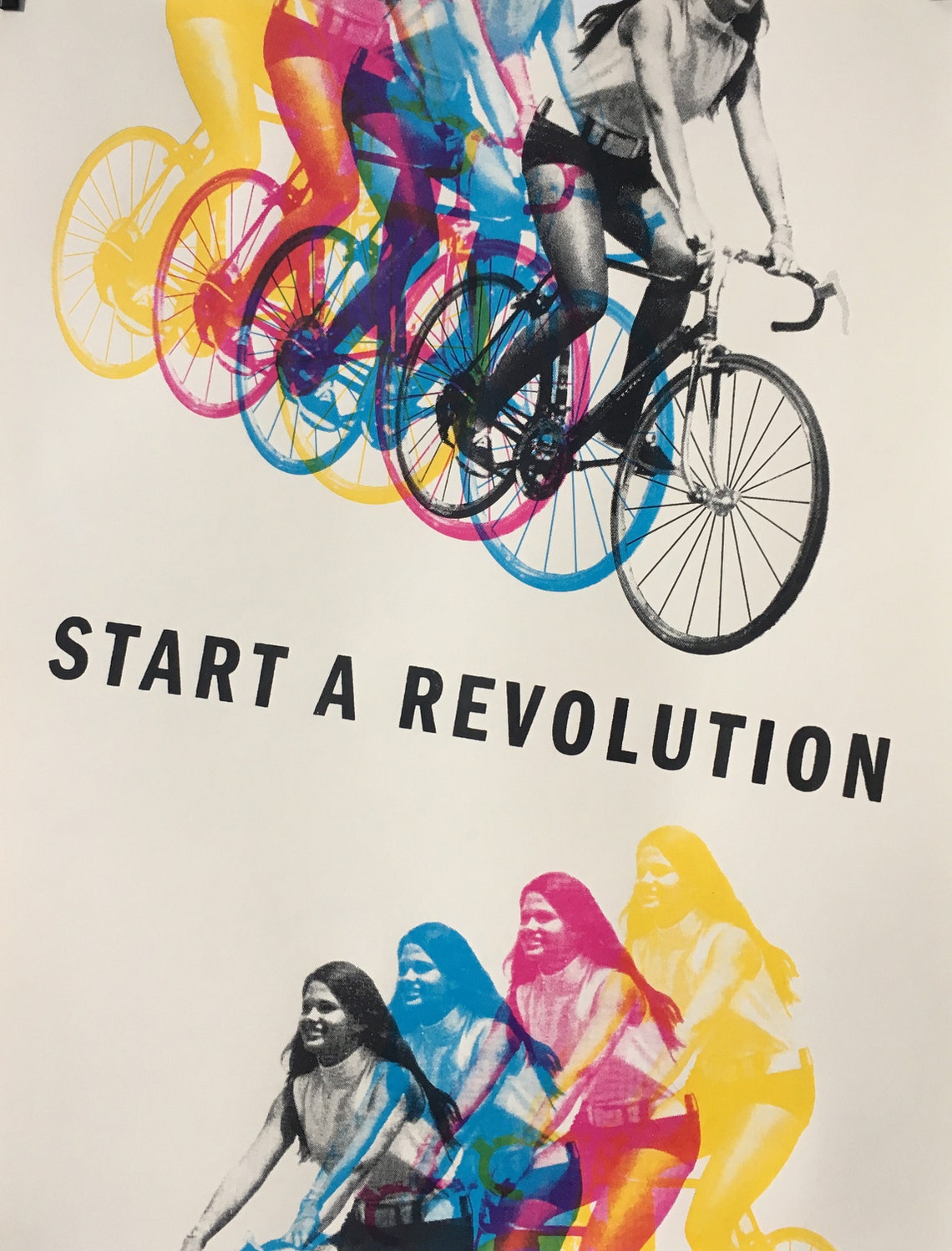 Start a Revolution - Four Color Silkscreen Print - Etsy